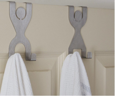 Stainless Steel Over the Door Hook – 2 Pack | NSSC