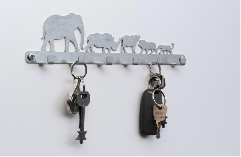 STAINLESS STEEL KEY HANGER - BIG 5
